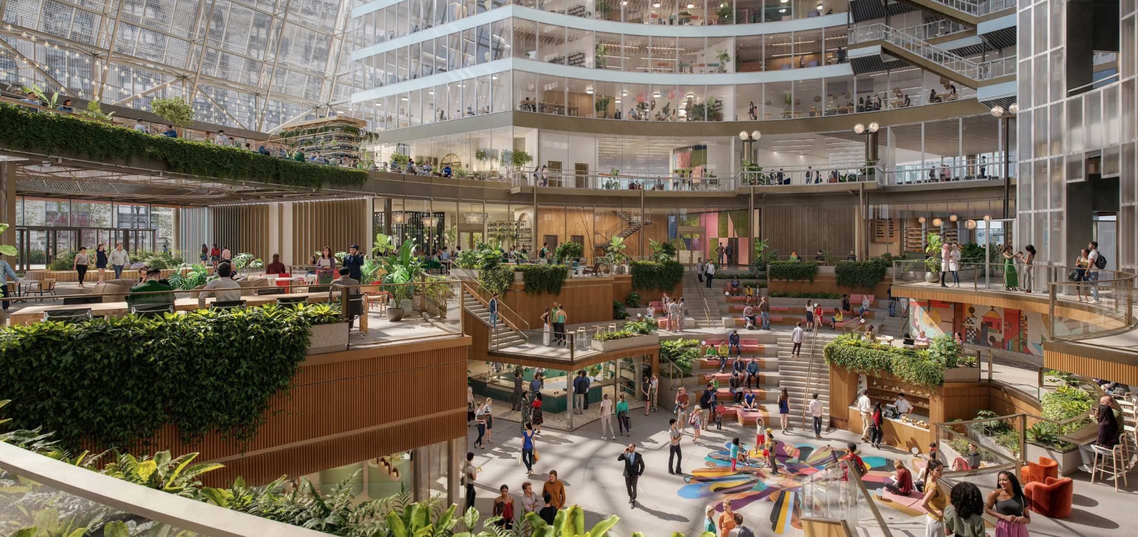 Google reveals renderings of Thompson Center atrium | Urbanize Chicago